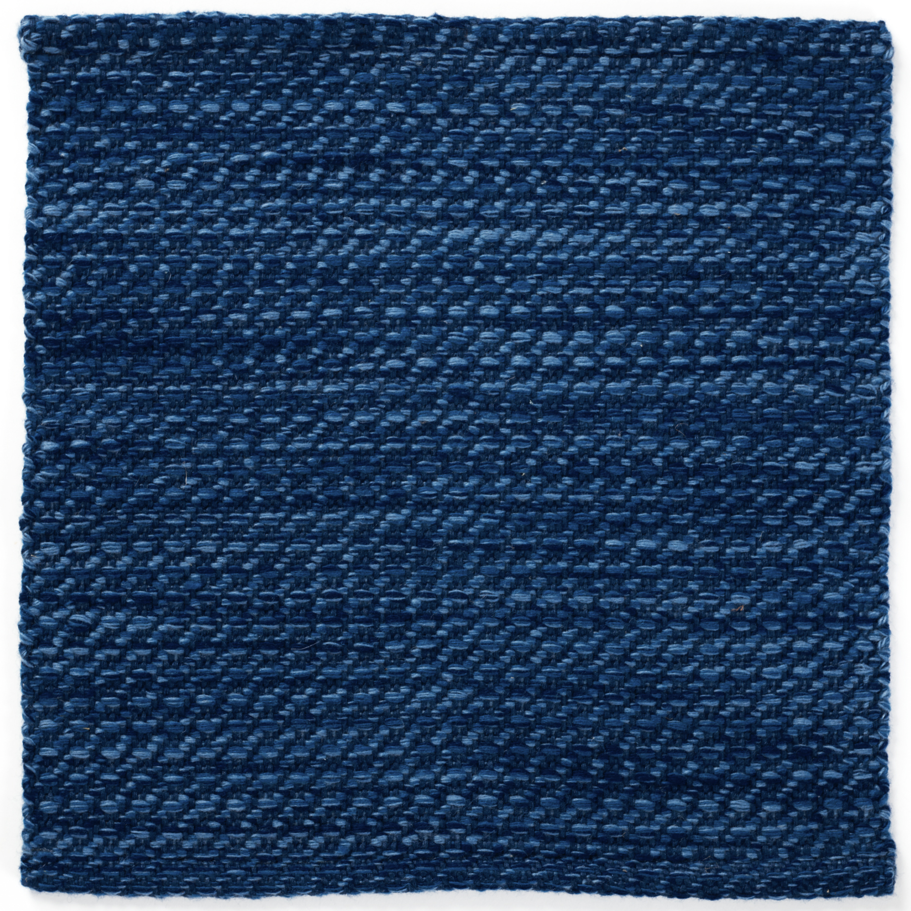 Portsmouth-Indigo, Custom Hand Woven Rugs, Texture Style
