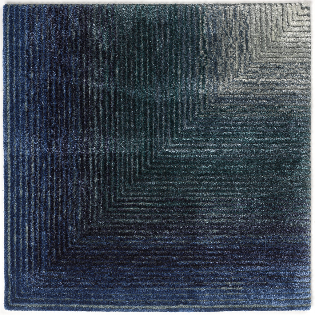 Vortex-Ocean, Custom Hand Tufted Rugs, Abstract Style